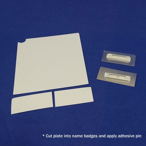 Blank Printing Metal Plate Large