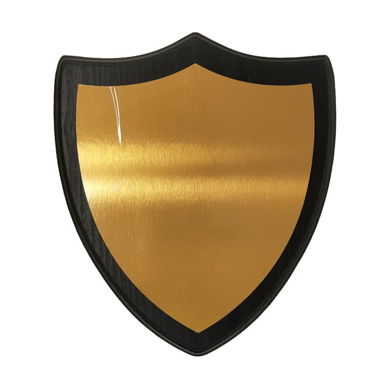 Sublimation Shield Award Plaque - Traditional