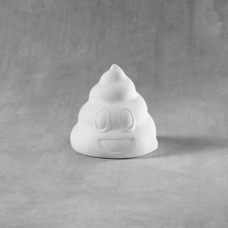 Ceramicraft | Ceramic Bisque | Chesapeake Ceramics CCX3126 Poop Emoji Bank